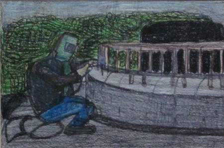 Richard J. Wawro | The Welder (1975) | MutualArt