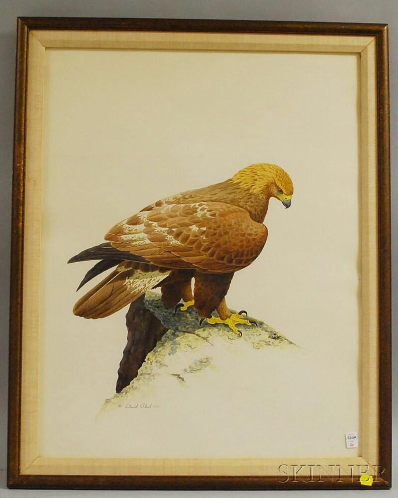 David Plank | Golden Eagle at Watch (1975) | MutualArt