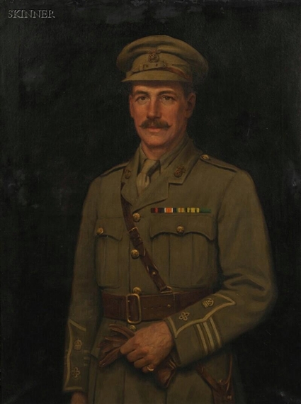 Frank Markham Skipworth | Portrait of a Military Official (1916 ...