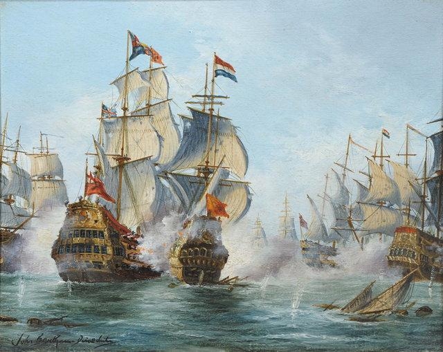 John Bentham-Dinsdale | The Battle of Lowestoft (1665) | MutualArt