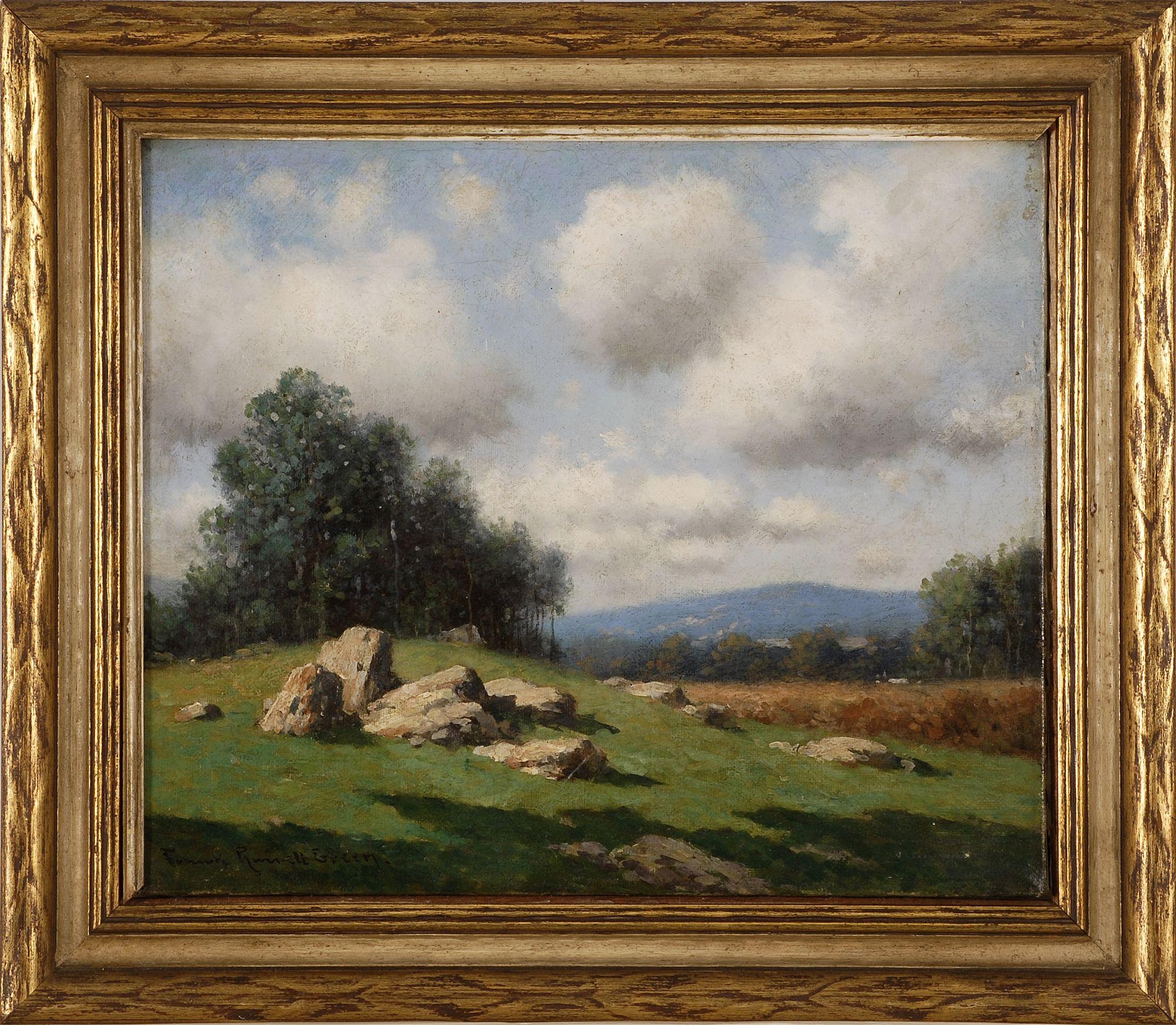 Frank Russell Green | Expansive mountain landscape | MutualArt