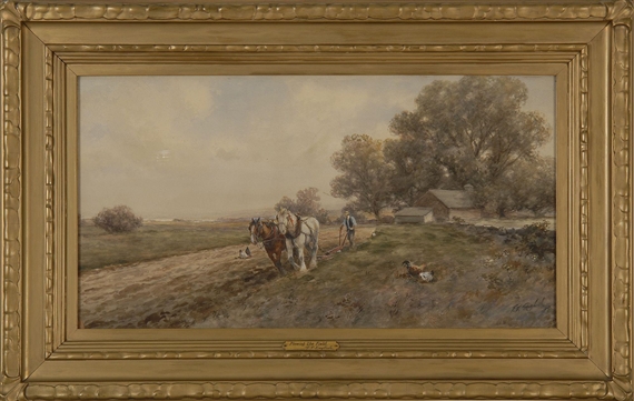 Frank F. English | Plowing the Field | MutualArt