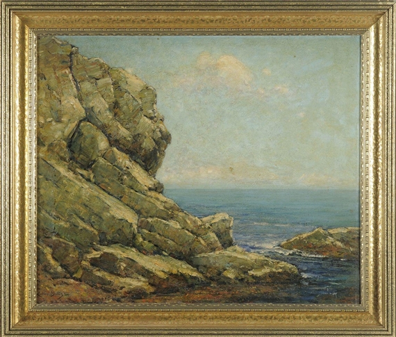 Owen Cullen Yates | Rocky coastal scene with calm waters in the ...
