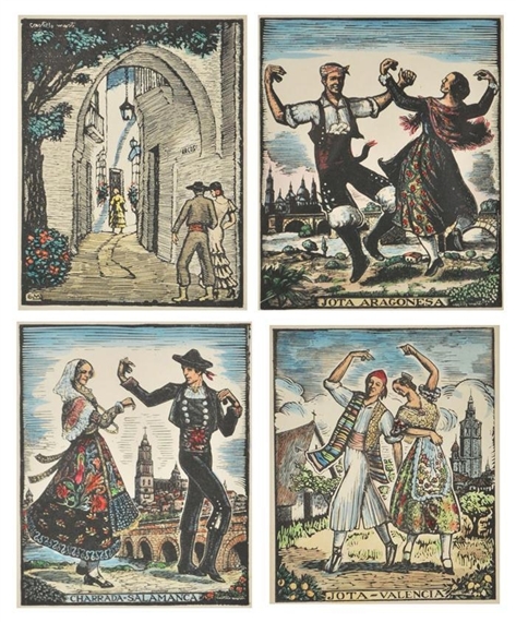 Juan Castells Martí | 4 works: Jota Valencia, Charrada-Salamanca, Jota ...