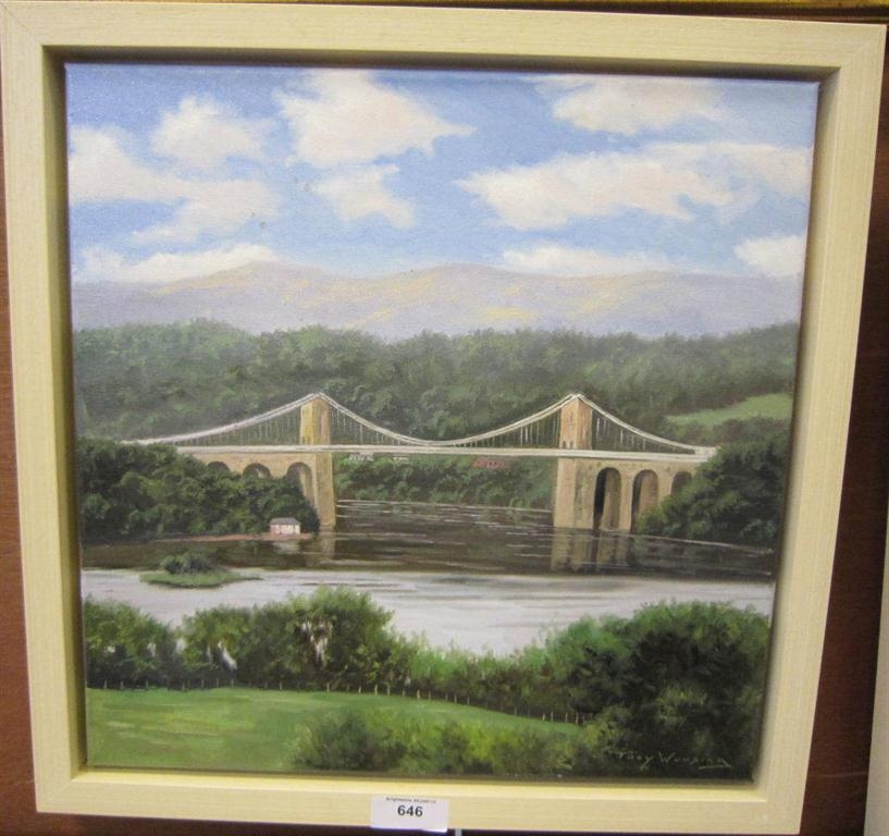 Tony Wooding | Menai Bridge and Straits | MutualArt