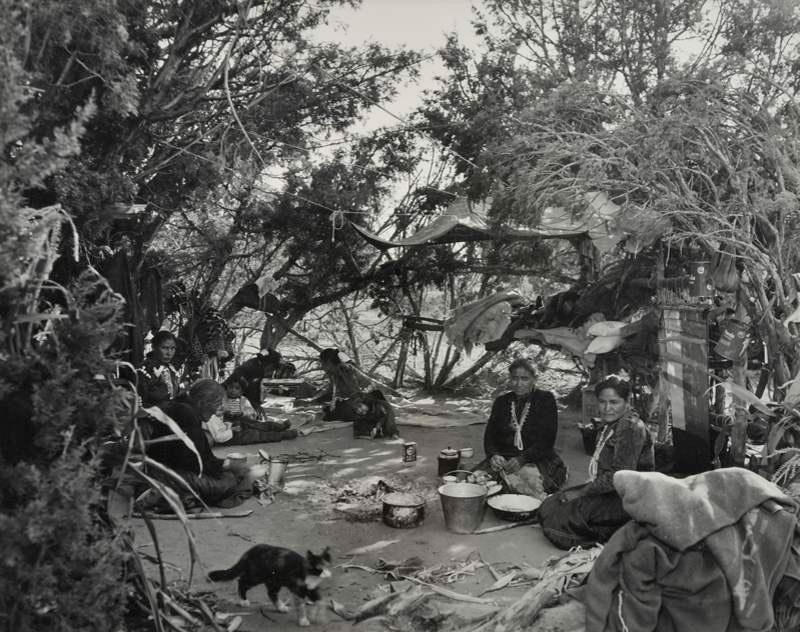 Navajo Summer Hogans