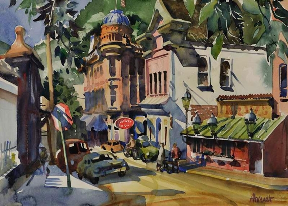 William Harry Ahrendt | Street in Aspin | Compare similar artworks ...