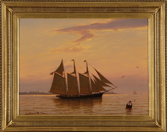 William R. Davis | 3 Masted Schooner off West Chop | MutualArt