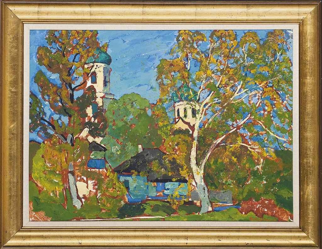 Yuri Matushevski | A monastery (1963) | MutualArt