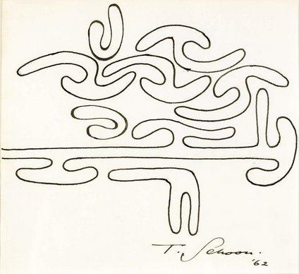 Theo Schoon | Koru Study | MutualArt