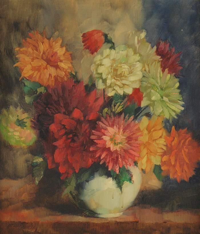 Fessler Albert | Still Life with Flowers in Vase | MutualArt