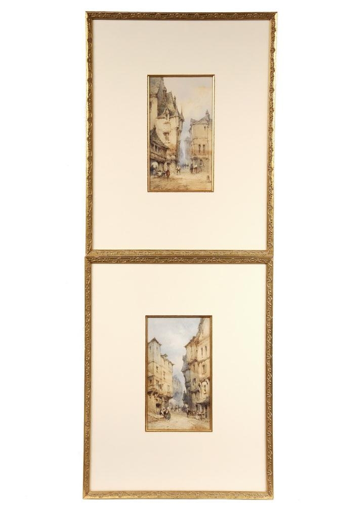 Neil Stuart Crichton | 2 works: Streets of Medieval Towns | MutualArt