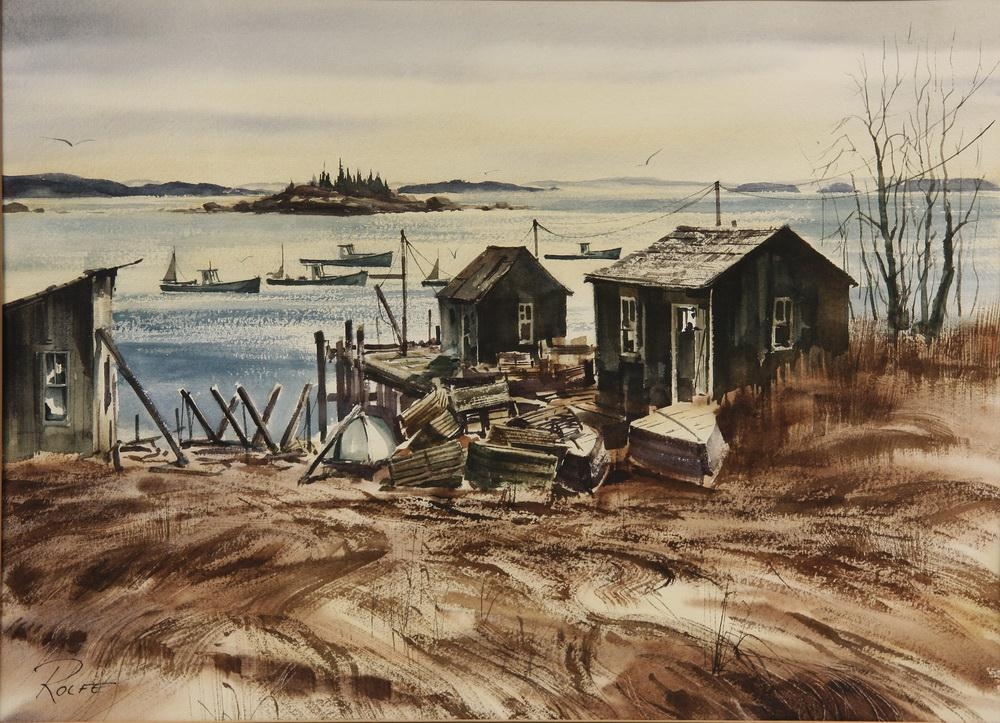 Peter Rolfe | Work Shacks (1972) | MutualArt