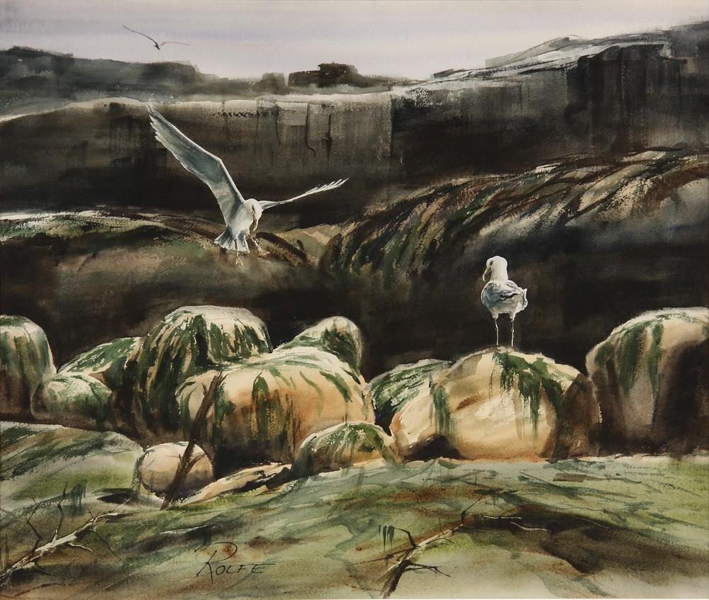 Peter Rolfe | Jewell Island Gulls (1972) | MutualArt