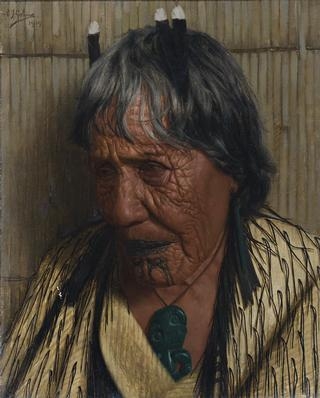 Charles Frederick Goldie | Te Hei, A Ngatiraukawa Chieftainess (1920 ...