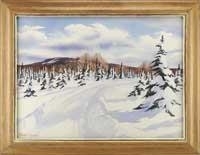 Paul Sample | Old Man and Young Girl on a Walk | MutualArt