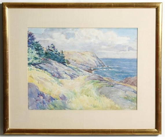 Mary Roberts Ebert | White Head Monhegan Island, Maine (1927) | MutualArt
