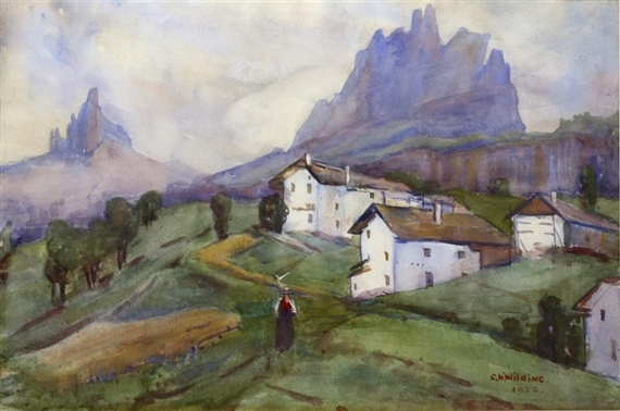 Cora Hilda Blanche Wilding | The Village (1922) | MutualArt