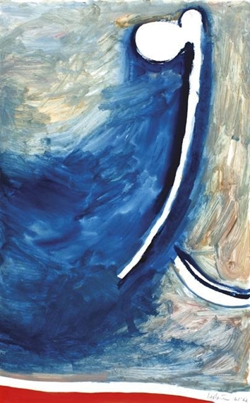 Ralph Hotere | Abstract Study with Tewhatewha Form (1965 - 1966 ...