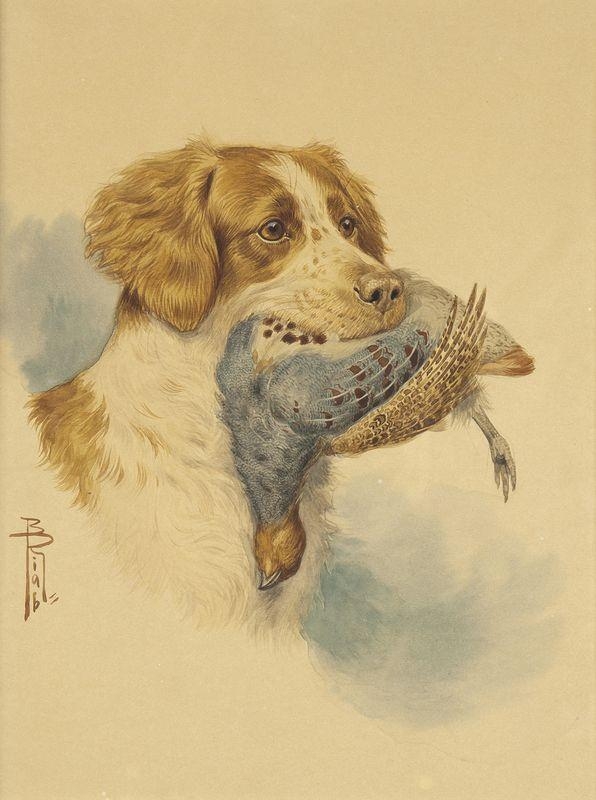 Boris Riab | Dog portrait (1932) | MutualArt