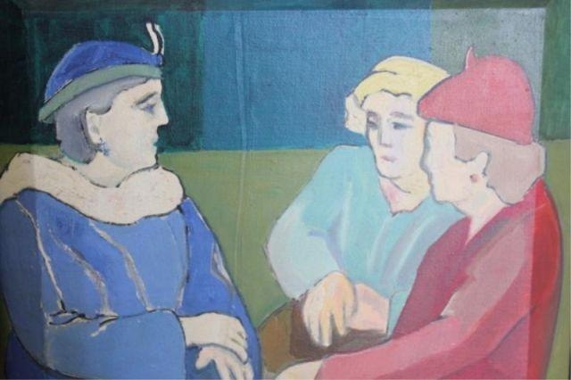 Mortimer Borne | Subway (3 Figures) (1971) | MutualArt