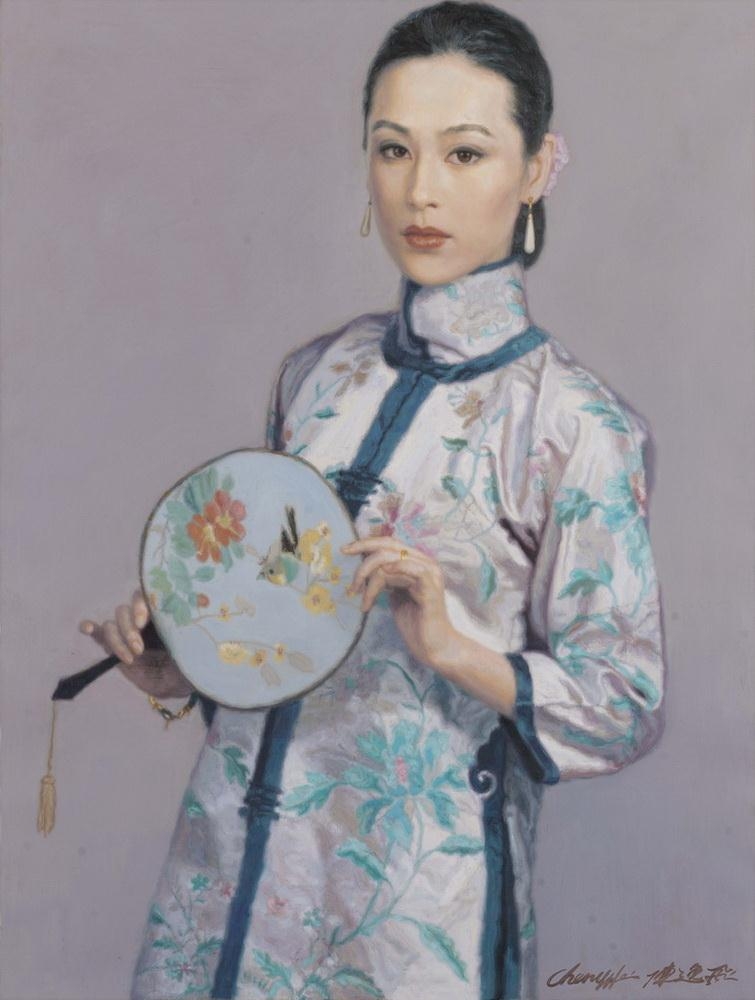 Chen Yifei | The Lady | MutualArt