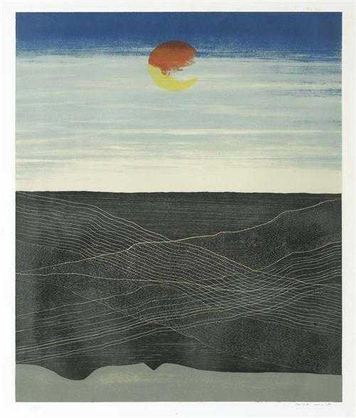 Max Ernst | Landscape with sun | MutualArt