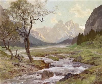 Edward Harrison Compton | Spring in the Wimbach Valley | MutualArt