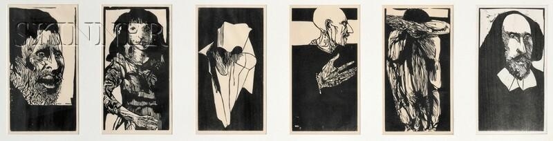 Leonard Baskin | Six works: Portraits | MutualArt