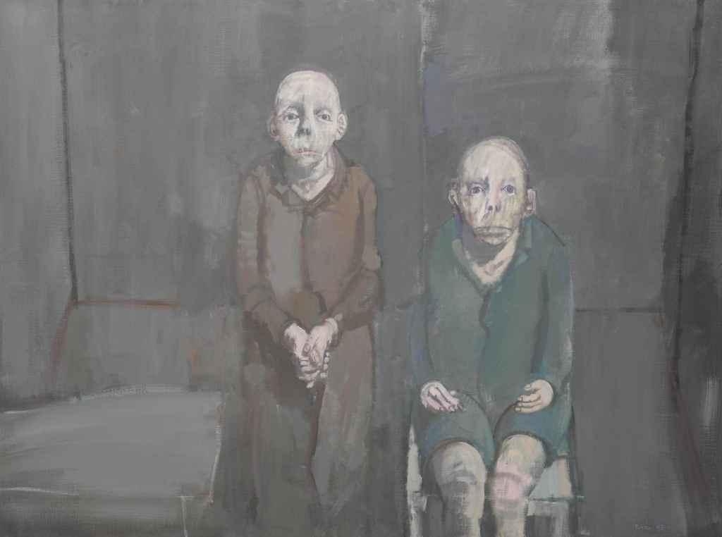 Jean Rustin | Deux personnages (1993) | MutualArt