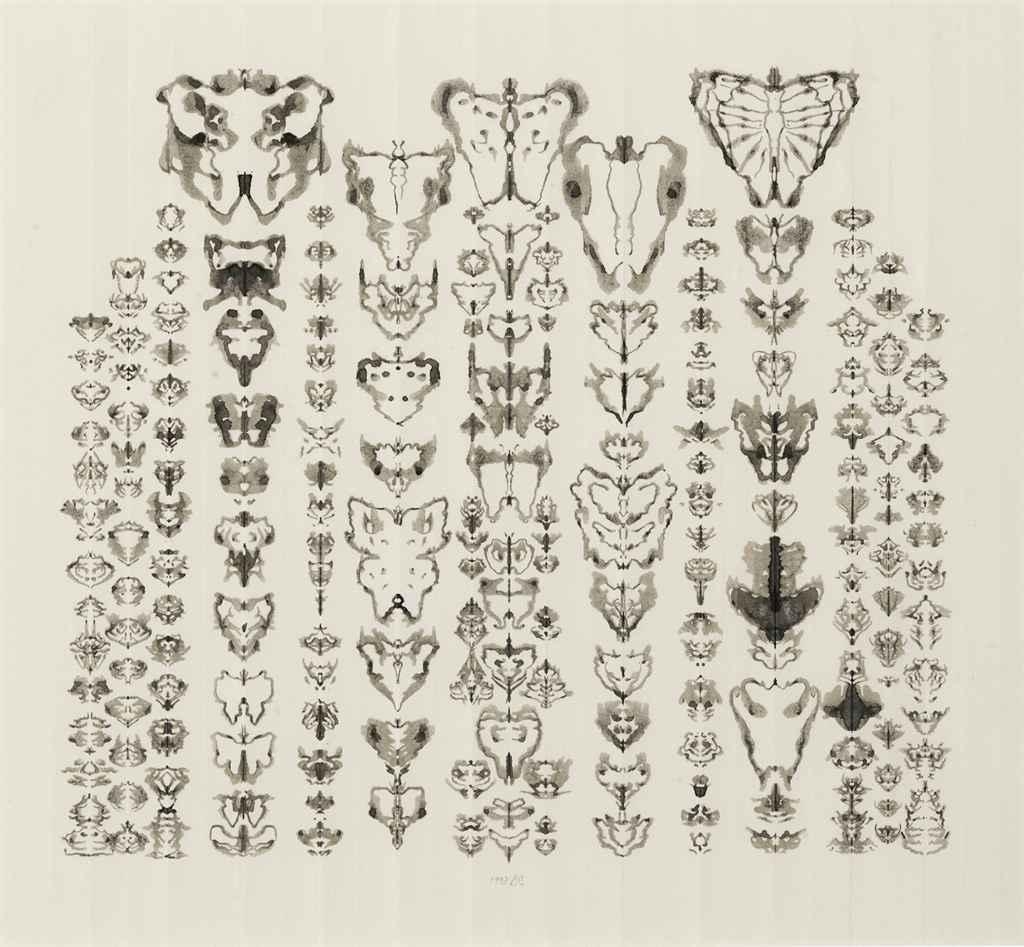 Bruce Conner | Inkblot Drawing (1992) | MutualArt