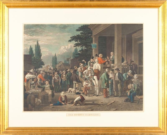 George Caleb Bingham | The County Election (1854) | MutualArt