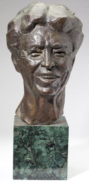Leo Cherne | Bust of Eleanor Roosevelt (Circa 1978) | MutualArt