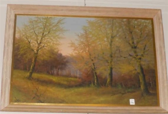 Ira Remsen | Evening landscape | MutualArt