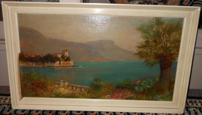 Harry Foster Newey | Mediterranean coastal scene | MutualArt