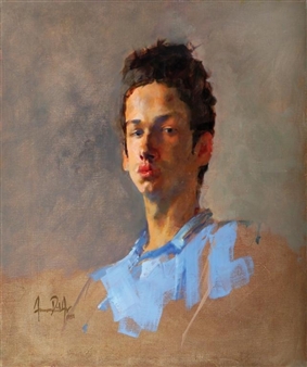 Amnon David Ar | Portrait of the artist's mother (2000) | MutualArt