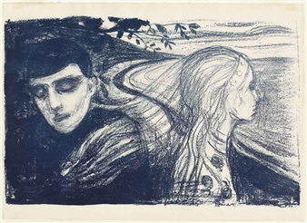 Munch Edvard | Separation II (1896) | MutualArt