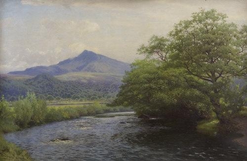 Julius Hare | River Landscape | MutualArt