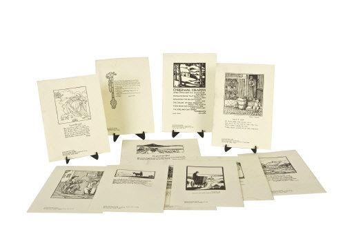 Cuala Press | A collection of uncoloured prints including: No. 283 The ...