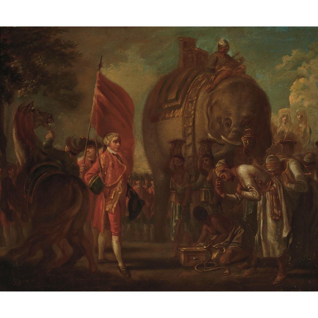 British School, 18th Century | Meeting between General Clive and the ...