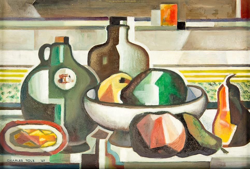 Charles Tole | Still Life with Bottles No. 3 (1967) | MutualArt