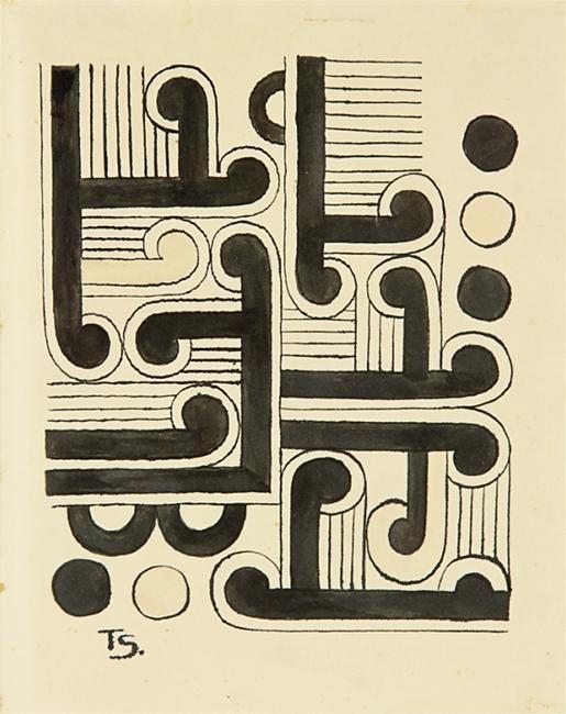 Theo Schoon | Koru Study | MutualArt