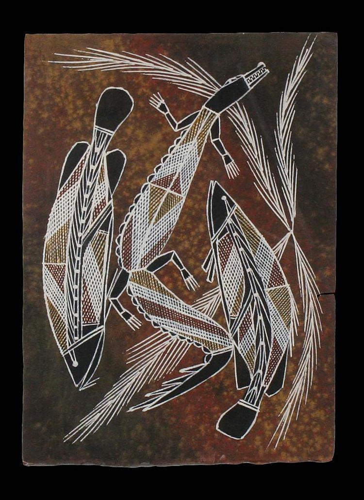 Graham Badari | Untitled (Saratoga and Crocodile) | MutualArt