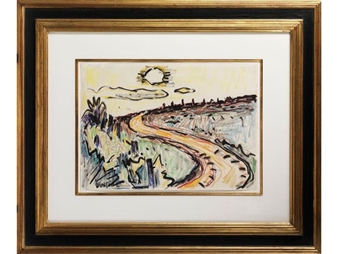 Karl Schmidt-Rottluff | Landscape with path | MutualArt