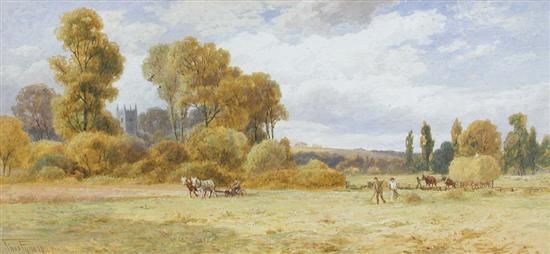 Thomas Pyne | The Hayfield, Dedham (1911) | MutualArt