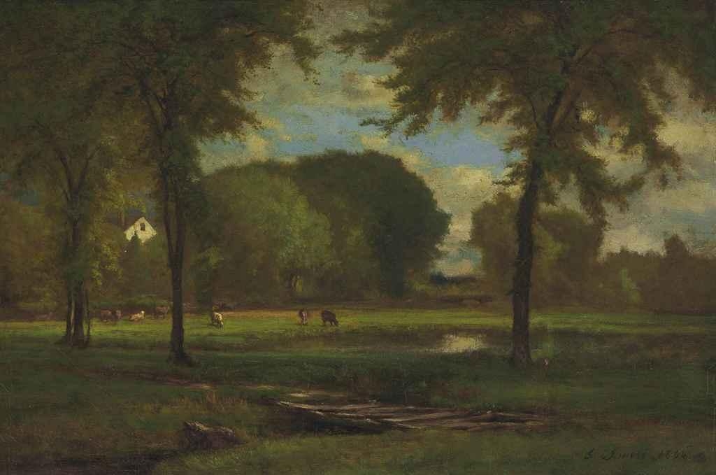 George Inness | LIGHT TRIUMPHANT (1862) | MutualArt