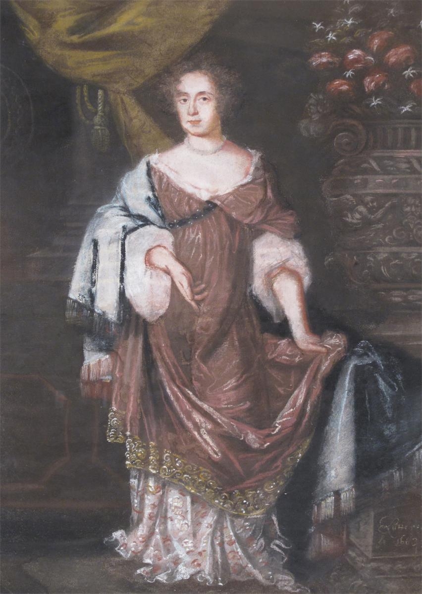 Edward Lutterell | Portrait of a lady (1683) | MutualArt