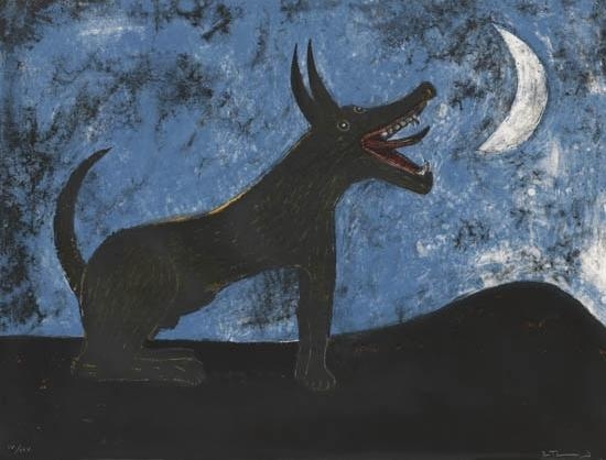 Rufino Tamayo | Perro de Luna (1973) | MutualArt