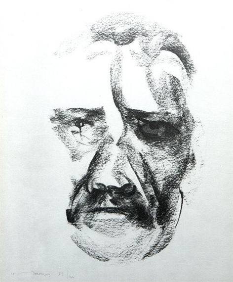 Louis Le Brocquy | John Millington Synge (1981) | MutualArt