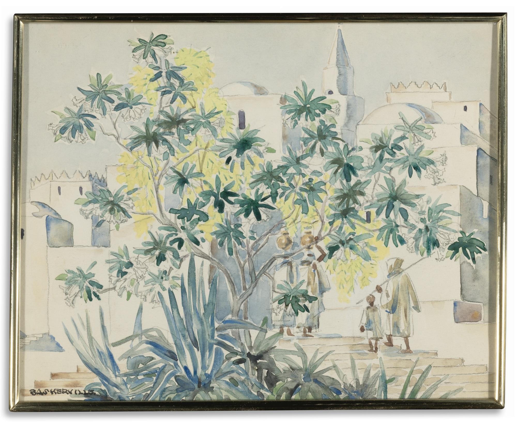 Charles Baskerville | 2 works: Toucan and North Africa | MutualArt